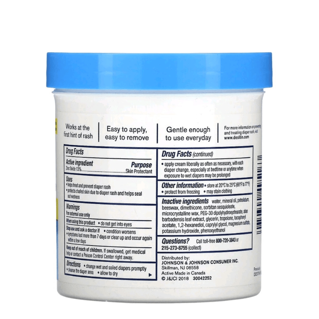 POMADA INFANTIL DESITIN AZUL POTE 454G - Placides Kids